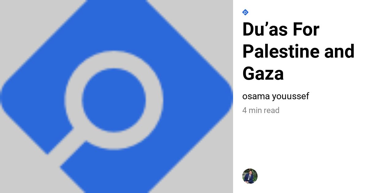 Duas for Palestine & Gaza | Al Azhar Quran Teaching